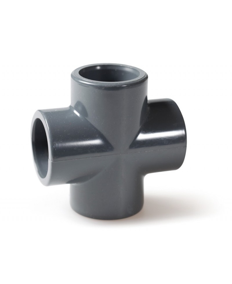 Cruce de pvc de presión - DUKTO - Tienda online de accesorios de ...